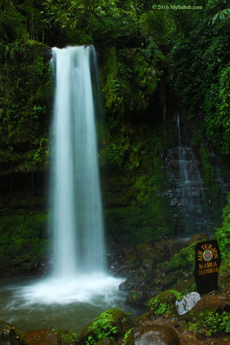 Mahua Waterfall, clean & cold water from Borneo mountain - MySabah.com