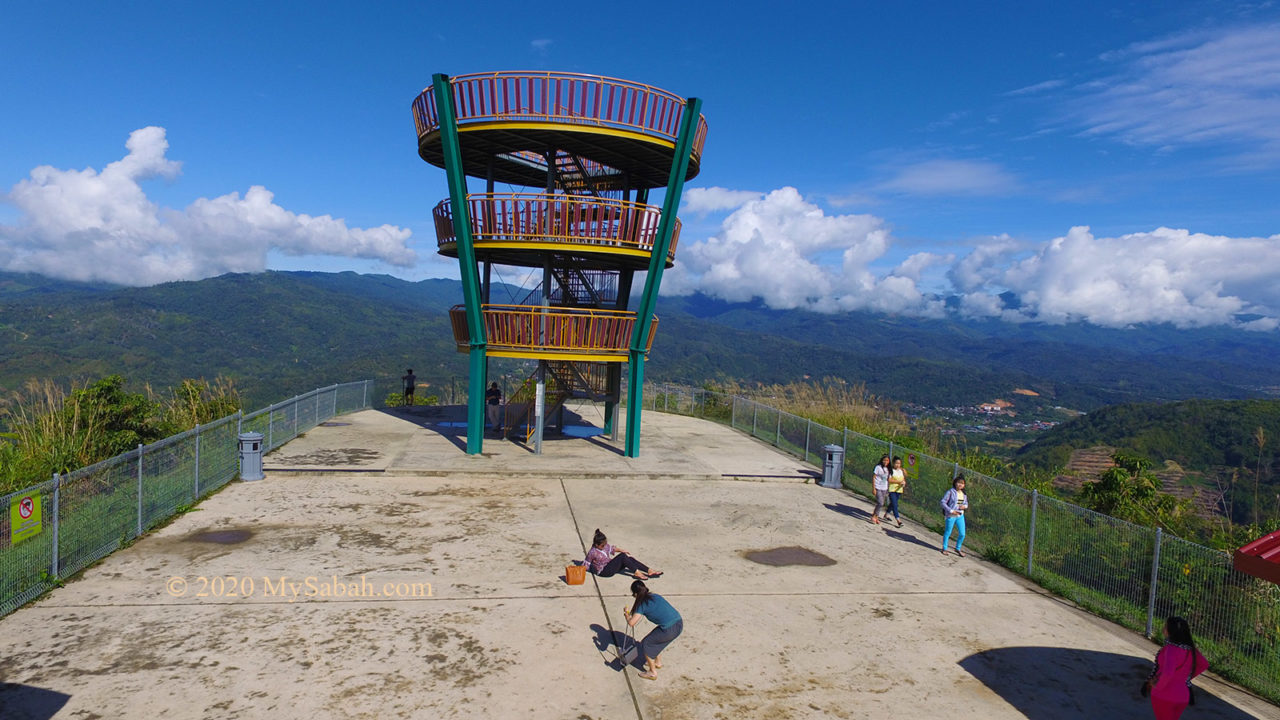 Tambunan Viewing Point (Sinurambi Tower) in Greenest Valley of Sabah ...